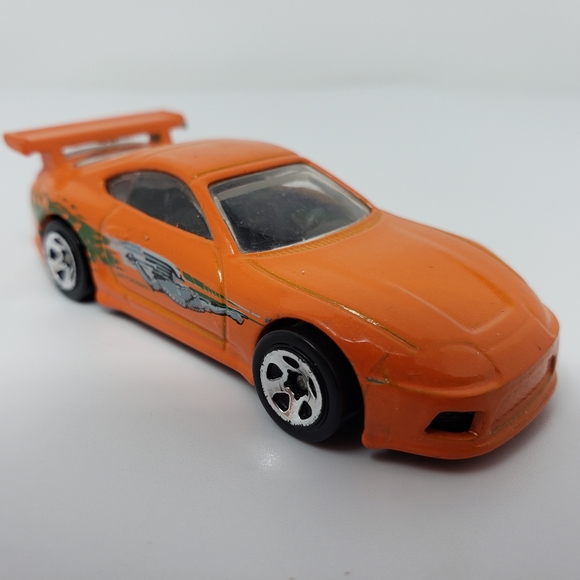 Toys | Hot Wheels Hw Toyota Supra 223 Orange Diecast Toy Car | Poshmark